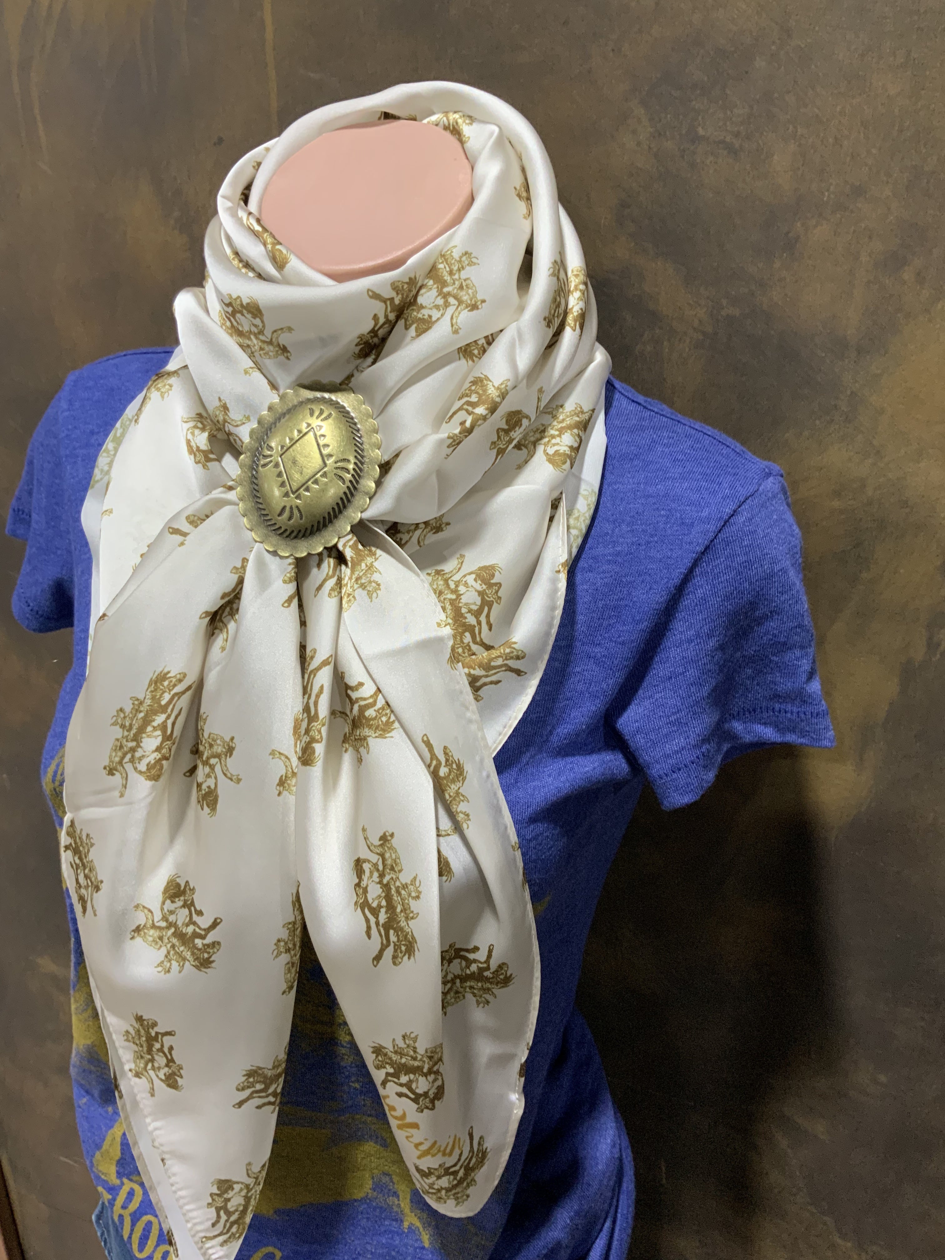 Brass Scarf Slide – Ranch House Australia